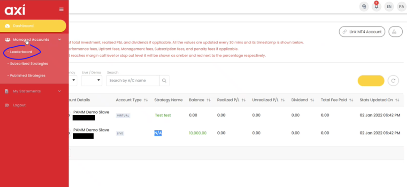 How do I access the Axi PAMM portal? – Axi Support (Int)