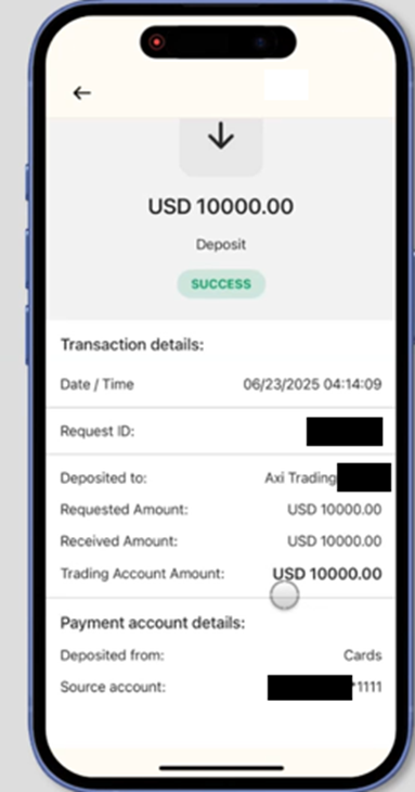 Why do I see a different amount deposited than what’s in my trading account? – Axi Support (Int)