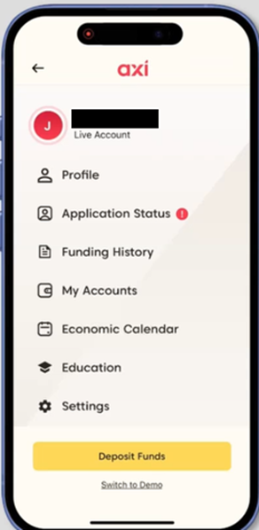 ฉันสามารถดูประวัติการฝากและถอนเงินในแอป Axi Trading Platform ได้หรือไม่? – Axi Support (TH)